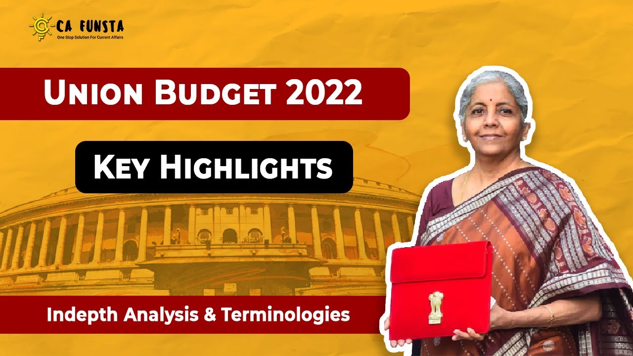 Union Budget 2022-2023 Highlights PDF: Download Now - CA Funsta | Daily ...